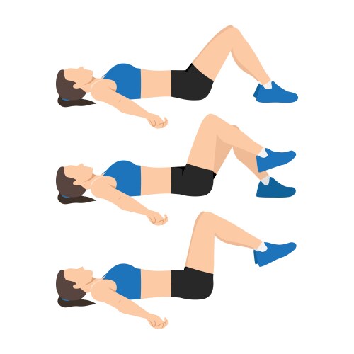 Pelvic Tilt Exercise Vector Images (21)