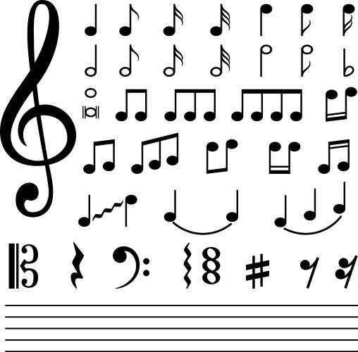 Cartoon Music Note Vector Images (over 18,000)