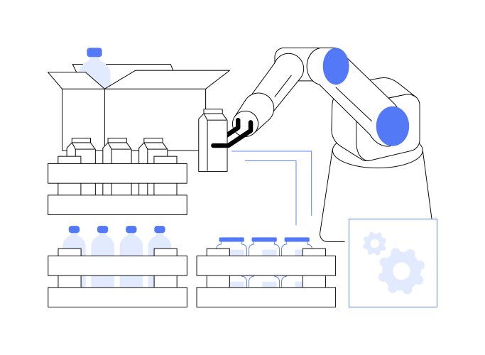 Robot Factory Cartoon Vector Images (over 2,000)