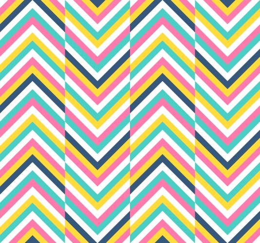 Aztec chevron seamless colorful pattern Royalty Free Vector