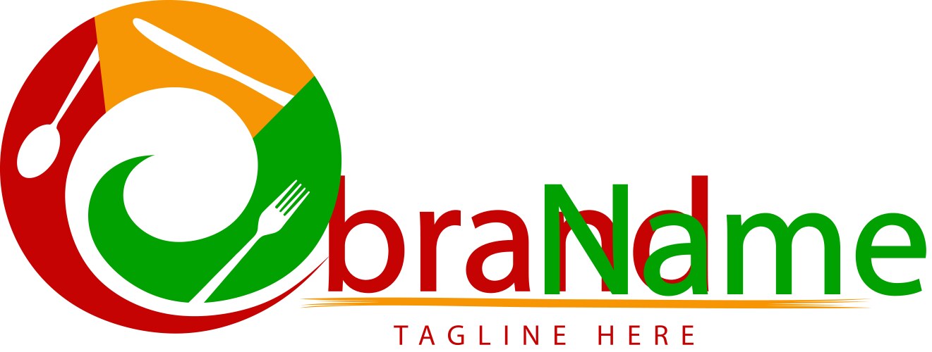 Initial k food equipment simple logo template Vector Image