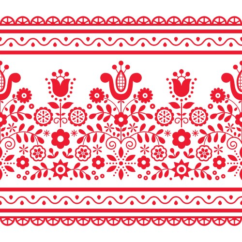 Floral Polish Folk Art Vector Images (over 420)