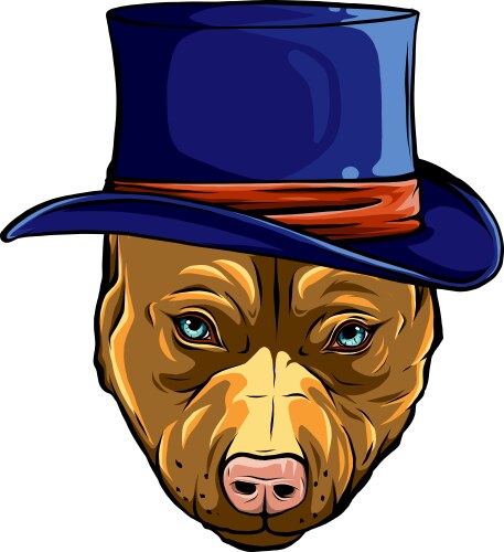 Fox head Royalty Free Vector Image - VectorStock