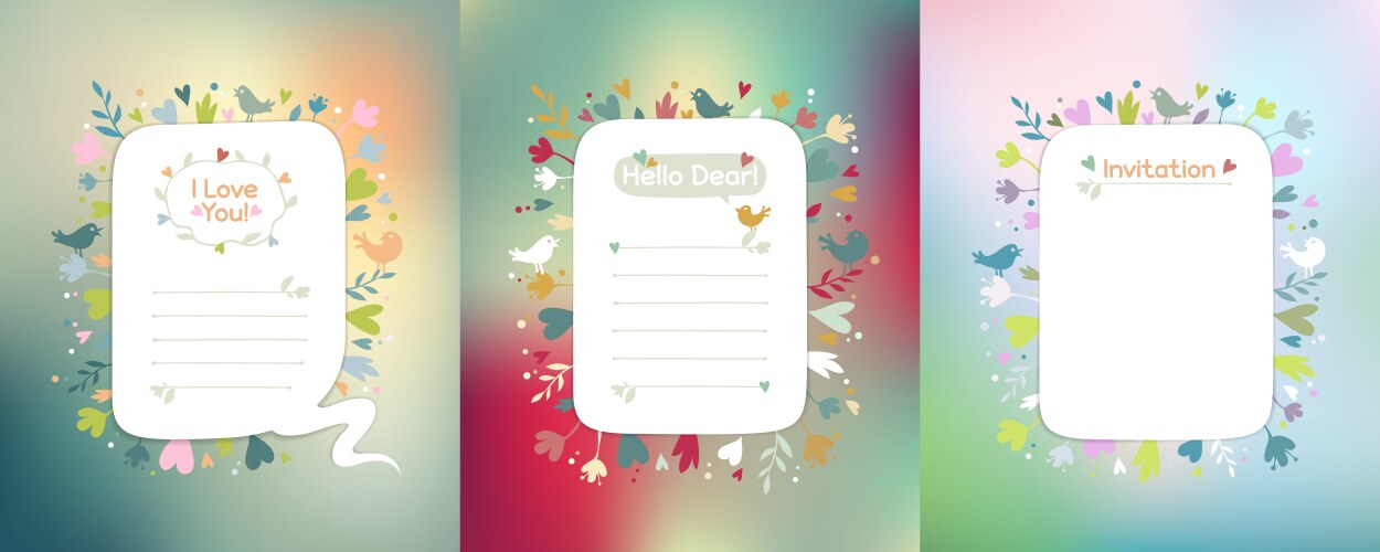 Transparent romantic login form in glassmorphism Vector Image