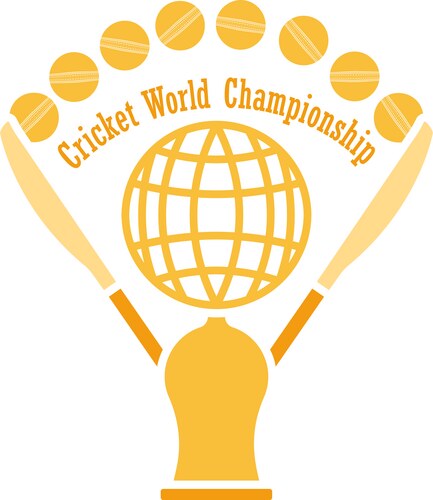 Cricket cup icon Royalty Free Vector Image - VectorStock