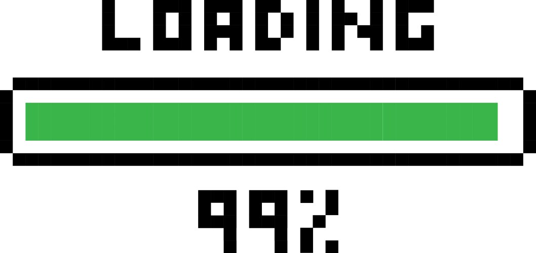 Pixel energy scale Royalty Free Vector Image - VectorStock