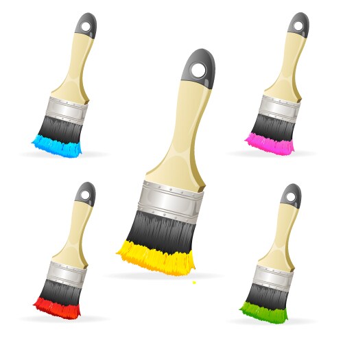 Brushes Set Vector Images (over 250,000)