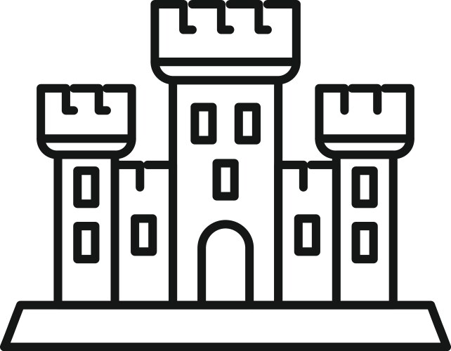 Castle Line Drawing Vector Images (over 2,900)