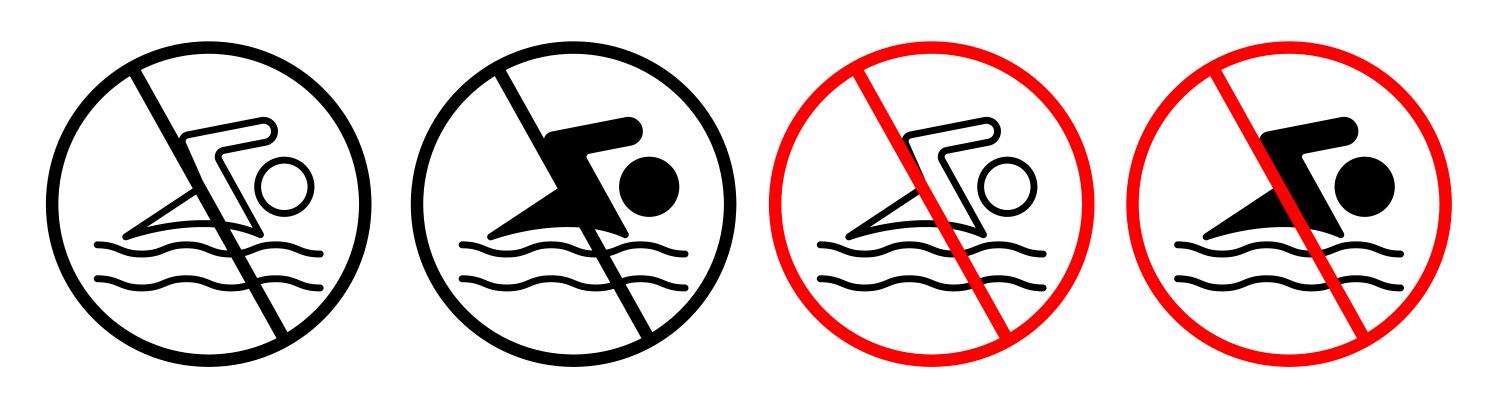 Swimming pool rules sign Vector Images & Graphics for Commercial Use ...