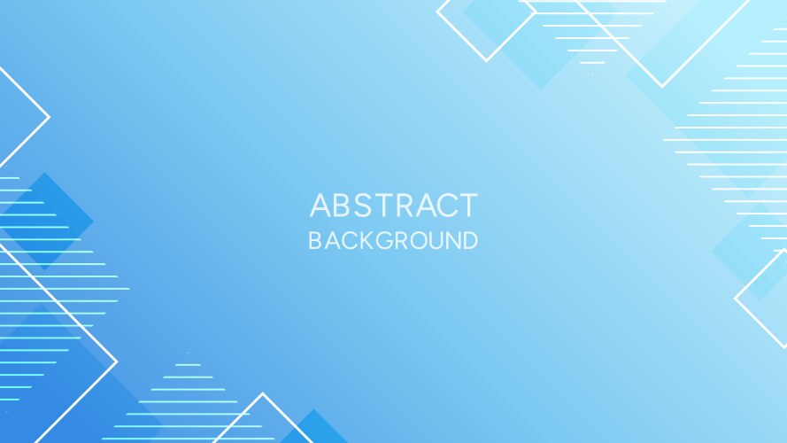 Geometric abstract blue gradient background Vector Image