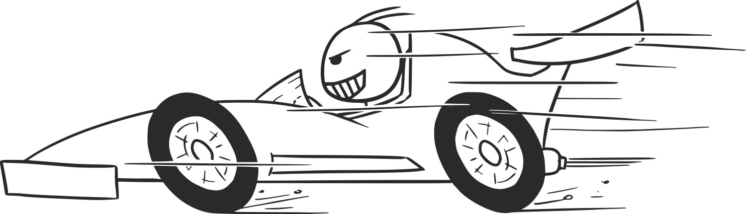 Car Driving Fast Clipart