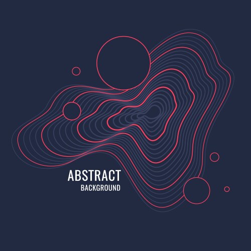 Rectangular frame on dynamic colorful background Vector Image