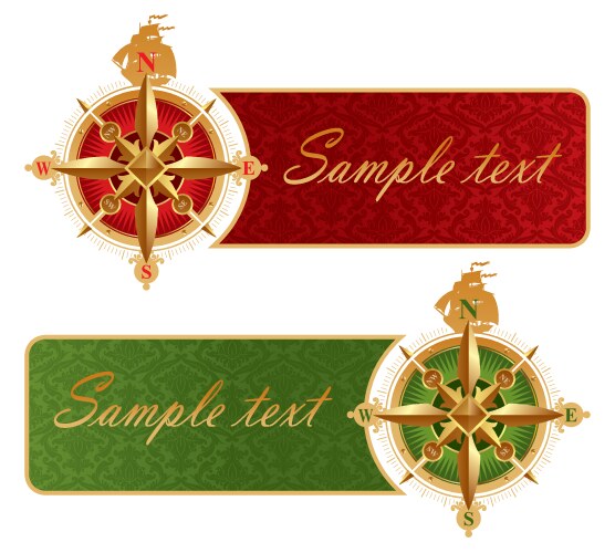 Vegvisir magic navigation gold compass ancient Vector Image