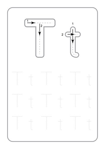 Tracing alphabet uppercase capital letter m – Royalty-Free Vector ...