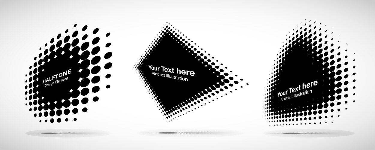 Dots pattern in diminishing perspective Royalty Free Vector