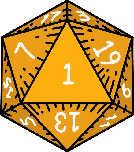 D20 Dice Vector Images (over 8,800)