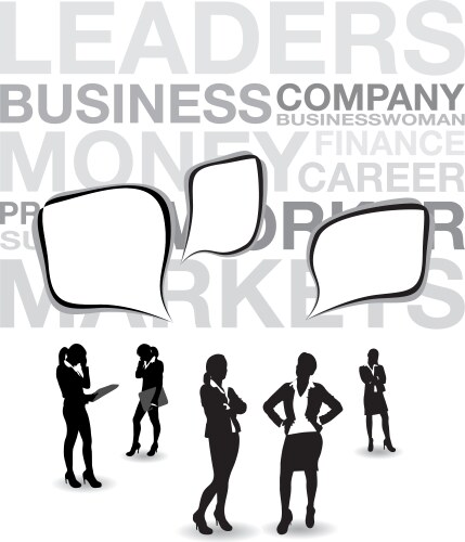 Business people competition Royalty Free Vector Image