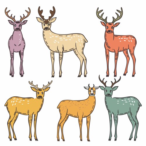 Cartoon Deer Stag Vector Images (over 3,600)