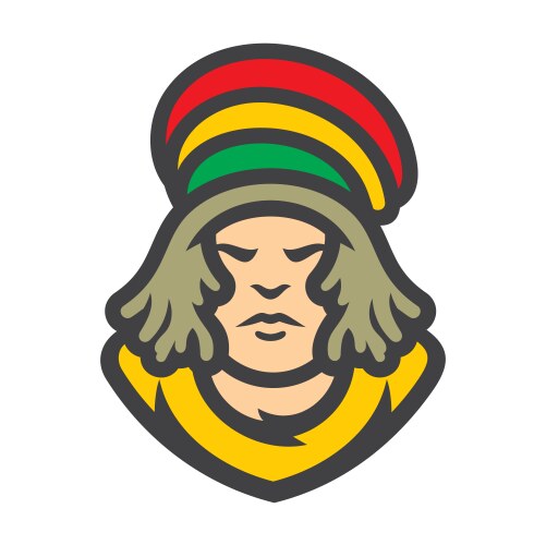 Cute cartoon saxophone musical character showing Vector Image