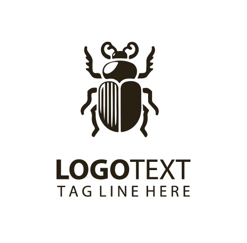 Bug logo Royalty Free Vector Image - VectorStock