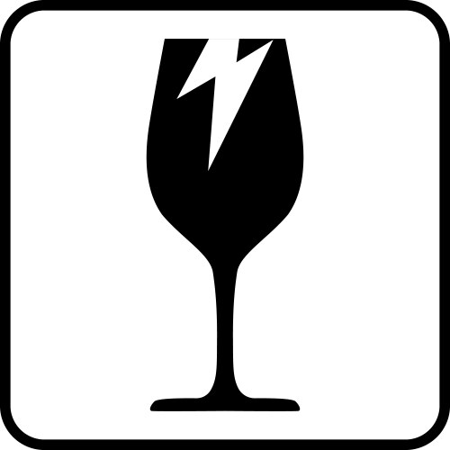 Fragile Symbol Glass Vector Images (over 9,800)