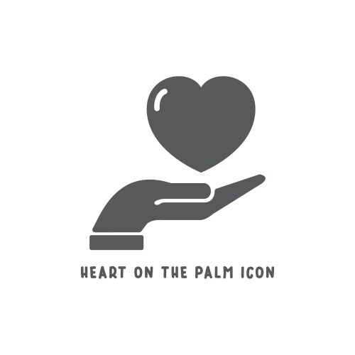 Protecting hands icon simple flat style Royalty Free Vector