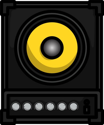 Audio system speakers icon Royalty Free Vector Image