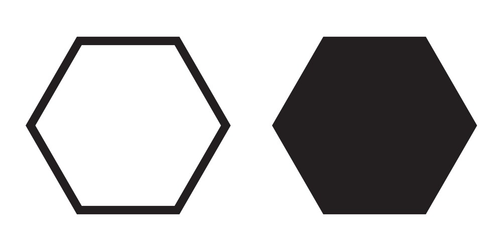 Hexagon Outline Vector Images (over 40,000)