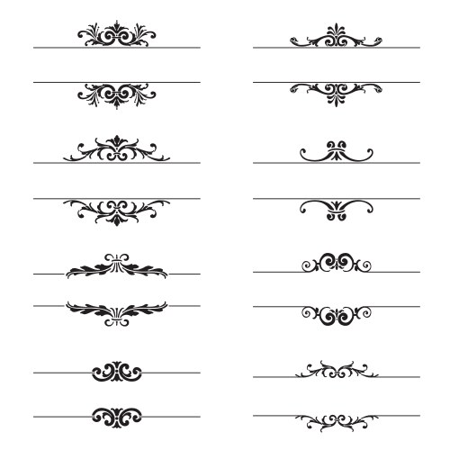 Page rules Royalty Free Vector Image - VectorStock