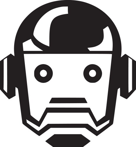 Octopus robot logo Royalty Free Vector Image - VectorStock