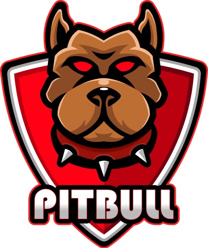 Pitbull logo Vector Images & Graphics for Commercial Use | VectorStock