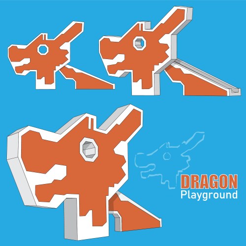 Singapore Dragon Playground – Royalty-Free Vector | VectorStock