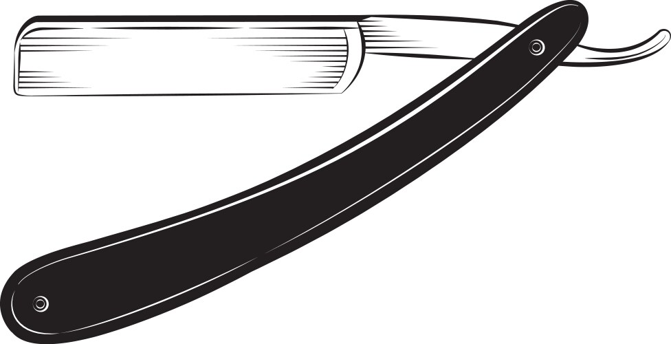 Straight Razor Black Background Vector Images (over 1,100)