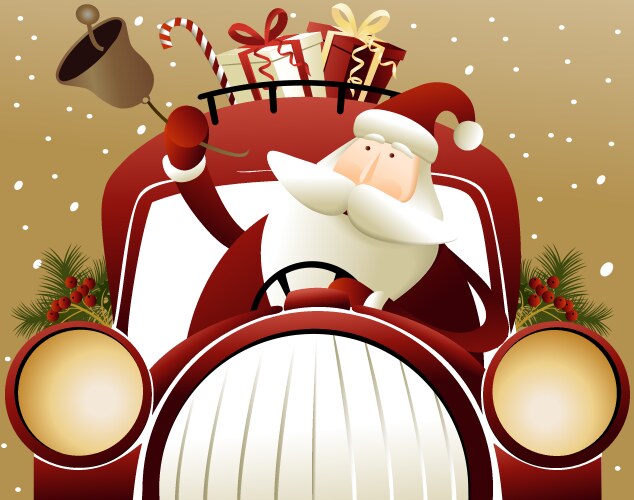 Santa claus Royalty Free Vector Image - VectorStock
