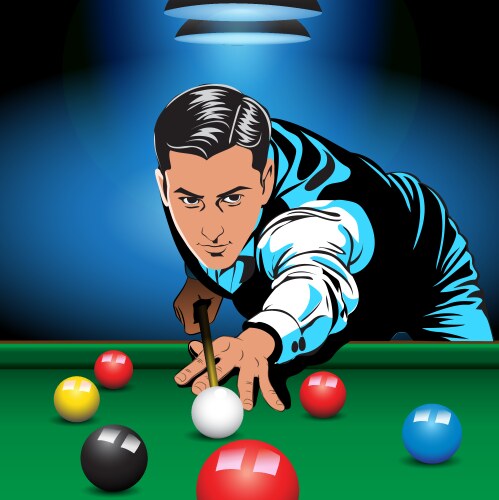 Snooker sport design Royalty Free Vector Image