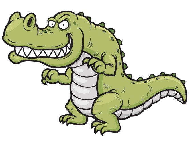 Crocodile animal cartoon Royalty Free Vector Image