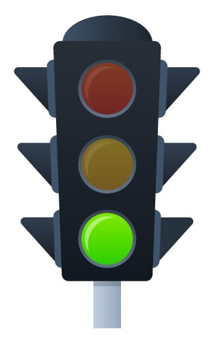 Green Traffic Light Icon Vector Images (over 7,100)