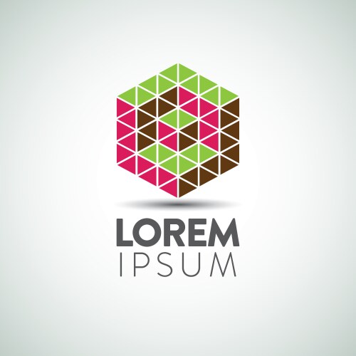 Abstract logo design template Royalty Free Vector Image