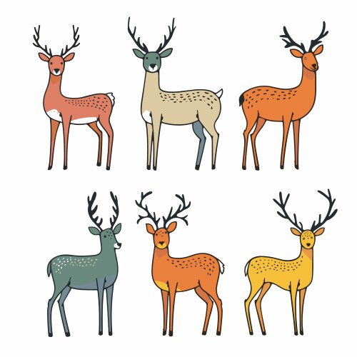 Deer Cartoon Vector Images Over 49 000