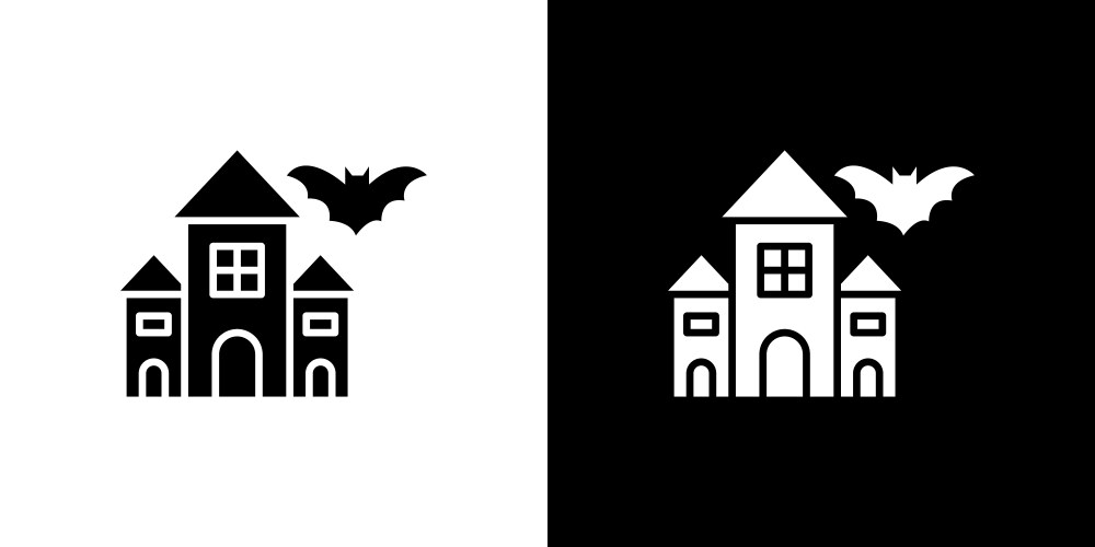 Haunted House Outline Vector Images (over 460)