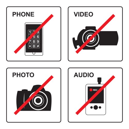 No Recording Sign Vector Images (over 2,300)