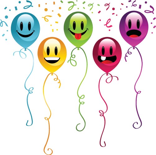 Happy Birthday Smiley Face Clip Art