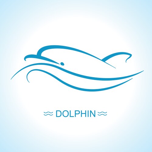 Dolphin Royalty Free Vector Image - VectorStock