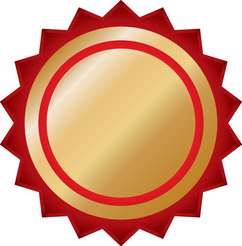 Blank award ribbon Royalty Free Vector Image - VectorStock