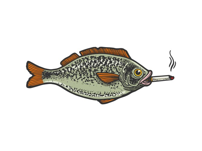 Smoking Fish Tattoos