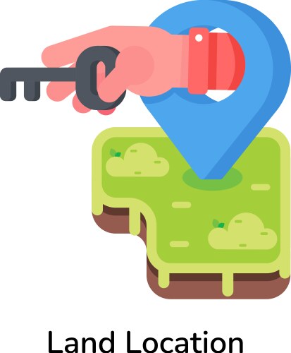 Land Royalty Free Vector Image - VectorStock