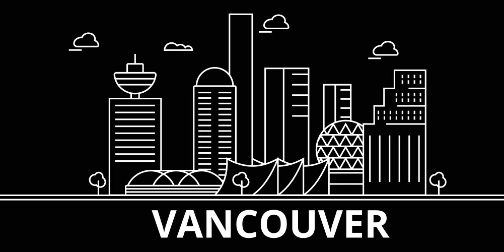 Vancouver Skyline Vector Images (over 450)