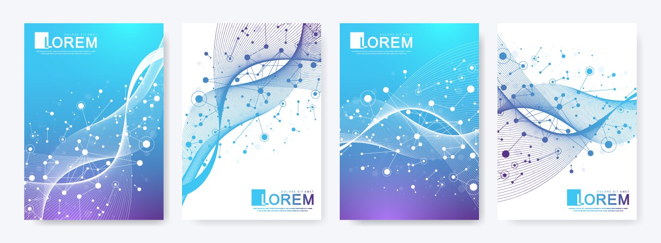 Modern health care cover template design Vector Image