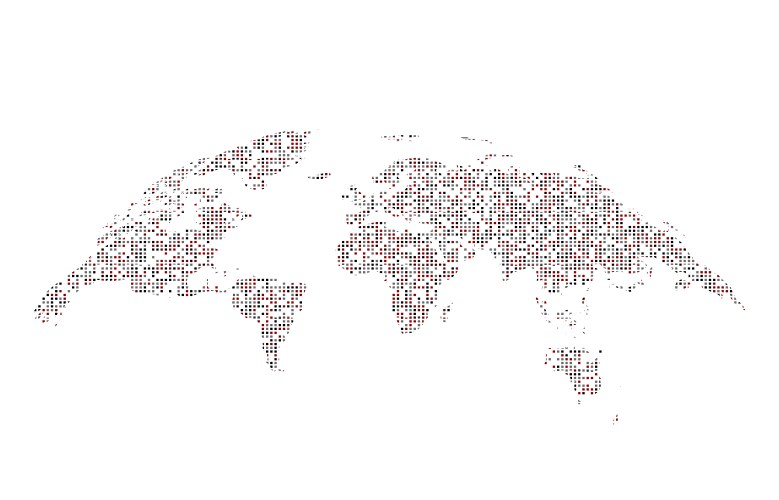 Abstract colorful world map dotted graphic design Vector Image Abstract colorful world map dotted graphic design Vector Image