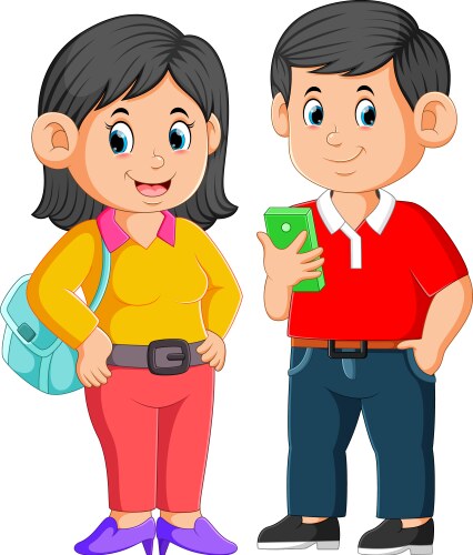 Sanitation worker profession cartoon character Vector Image